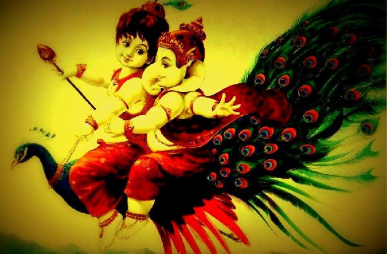 Lord Ganesha and Lord kartikeya (Subrahmanya) Story | Ganapati Bappa Morya