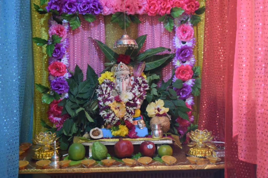 Gharguti ganpati decoration | Ganapati Bappa Morya