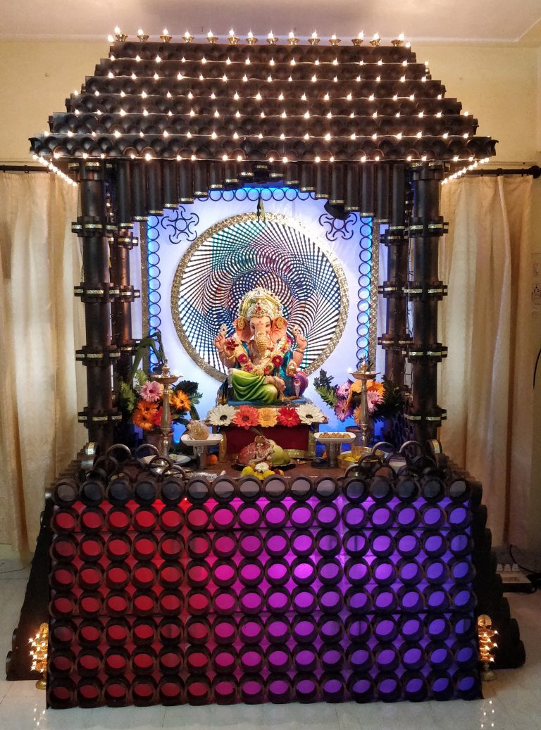 Eco Friendly Ganesh Decoration Ganapati Bappa Morya eco-friendly-ganesh-decoration-ganapati-bappa-morya