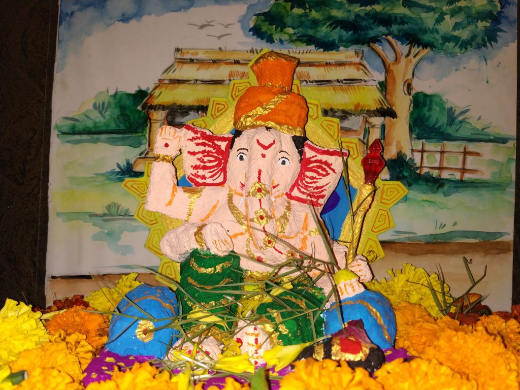Gharguti eco friendly ganpati | Ganapati Bappa Morya