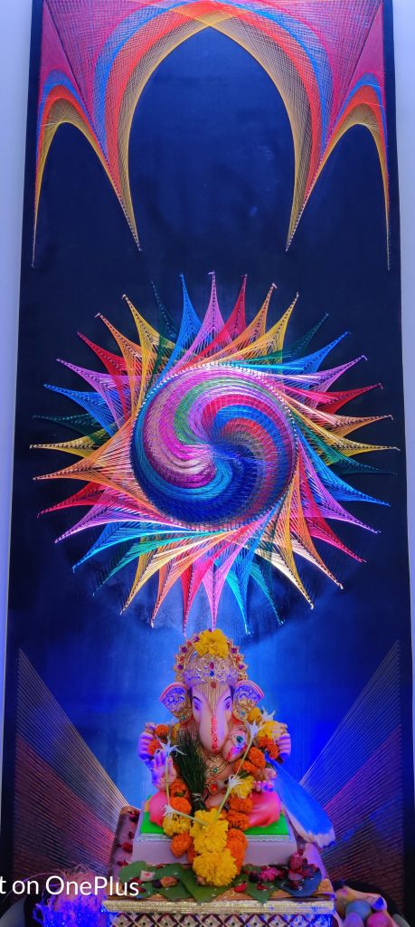 Ganpati Bappa eco friendly decoration | Ganapati Bappa Morya